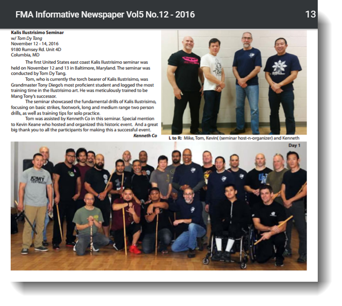 Kalis Ilustrisimo Seminar by GM Tom Dy Tang | Flow Strikes